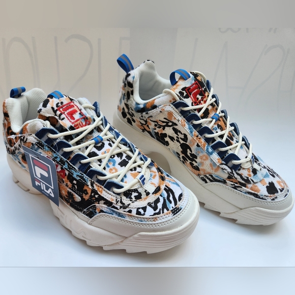 Fila | Shoes | Very Rare Fila Animal Print Shoes | Poshmark